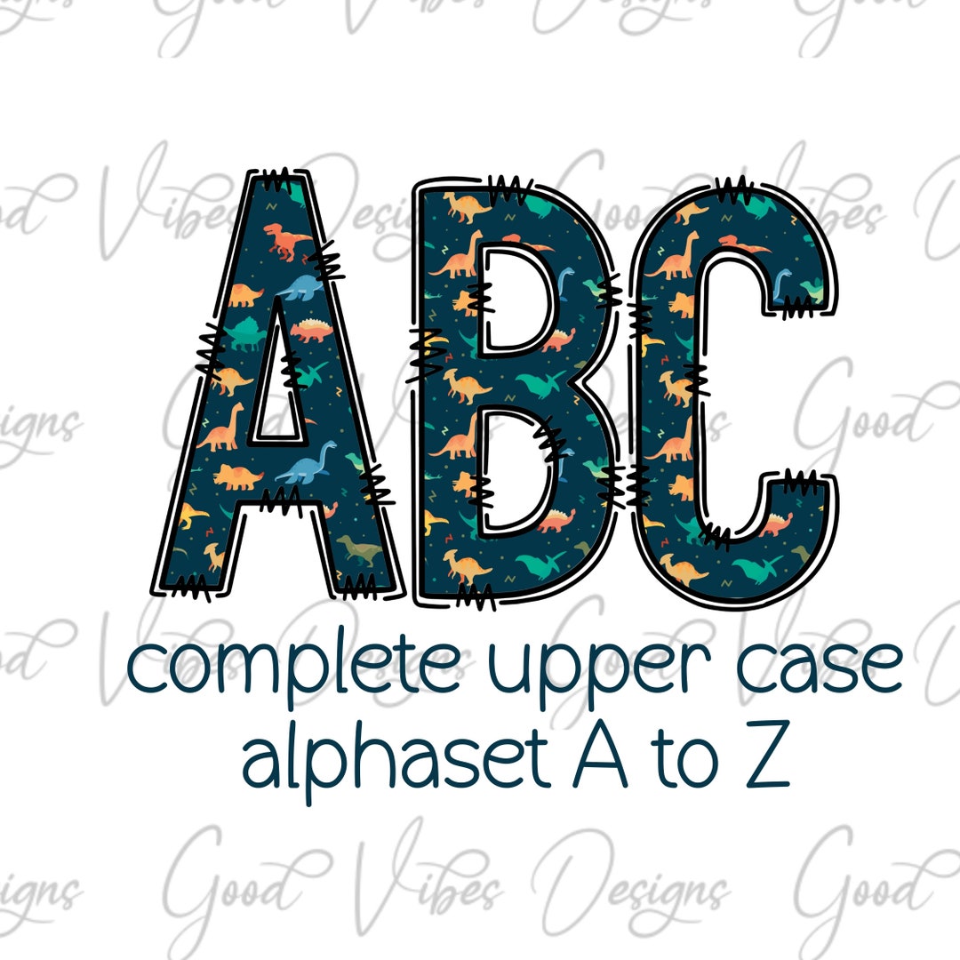 Dinosaur Themed Alphabet - Themed Alphabet, Dinosaurs, Dinosaur ...