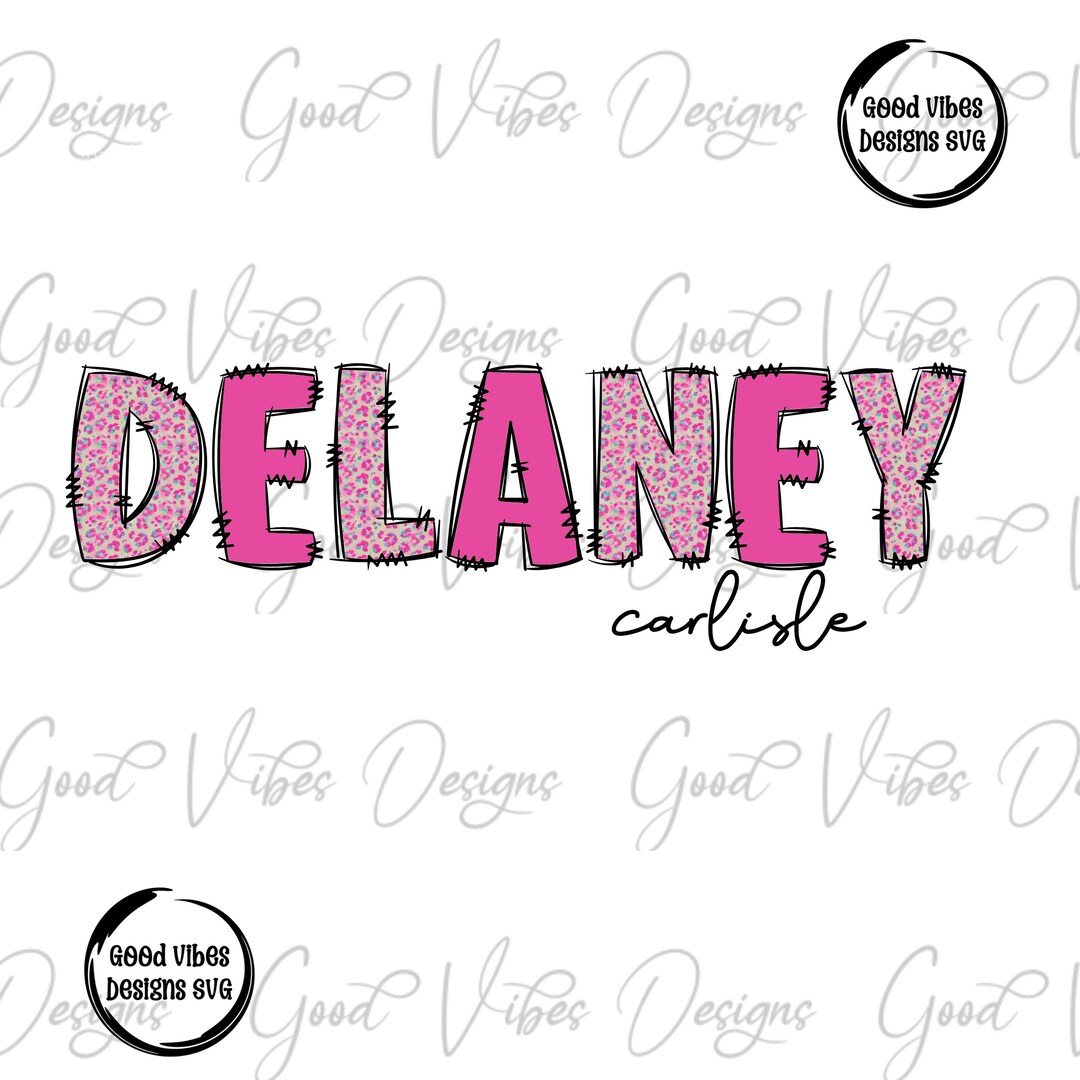 Custom Name Png, Personalized Name PNG, Leopard Pink Custom Png, Girl ...