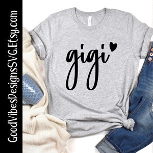 Gigi Svg, Gigi Noun Svg, 1st Time Gigi, Grandmother Svg, Grandma Svg ...