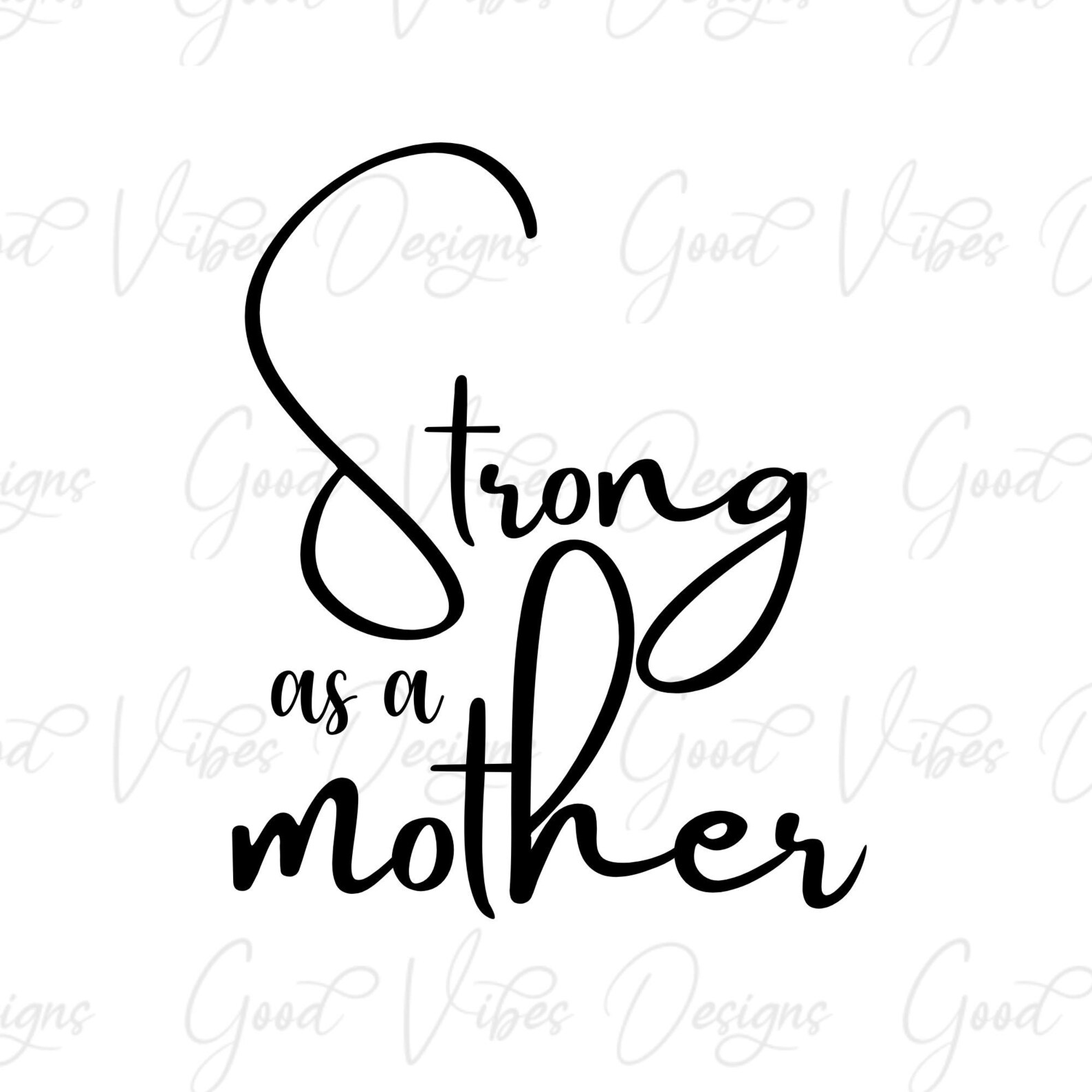 Strong as a Mother SVG & PNG Download Mom Life Svg Mom - Etsy