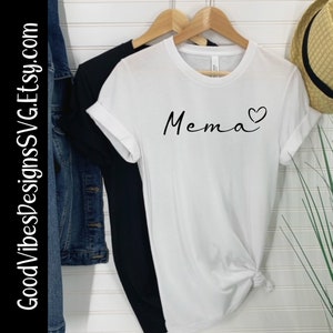 Mema SVG, First Time Mema SVG, New Mema Shirt, New Grandma Svg, Grandma ...