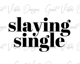 Happily Single Svg - Etsy