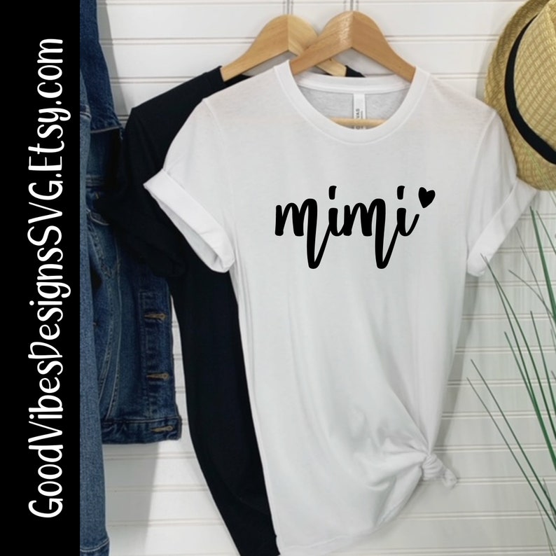 Minimalist Mimi Svg, Mimi Est 2023 SVG, Mimi Reveal Svg, New Mimi Heart ...