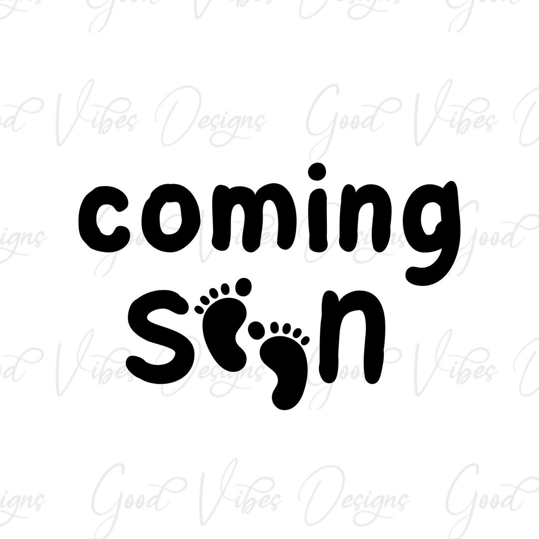 Baby Coming Soon - PNG Download - Pregnancy Announcement - Mommy to Be ...