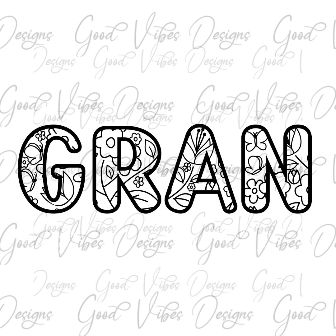 GRAN SVG, New Gran Svg, Gran Gift, Pregnancy Announcement Gran Svg, New ...
