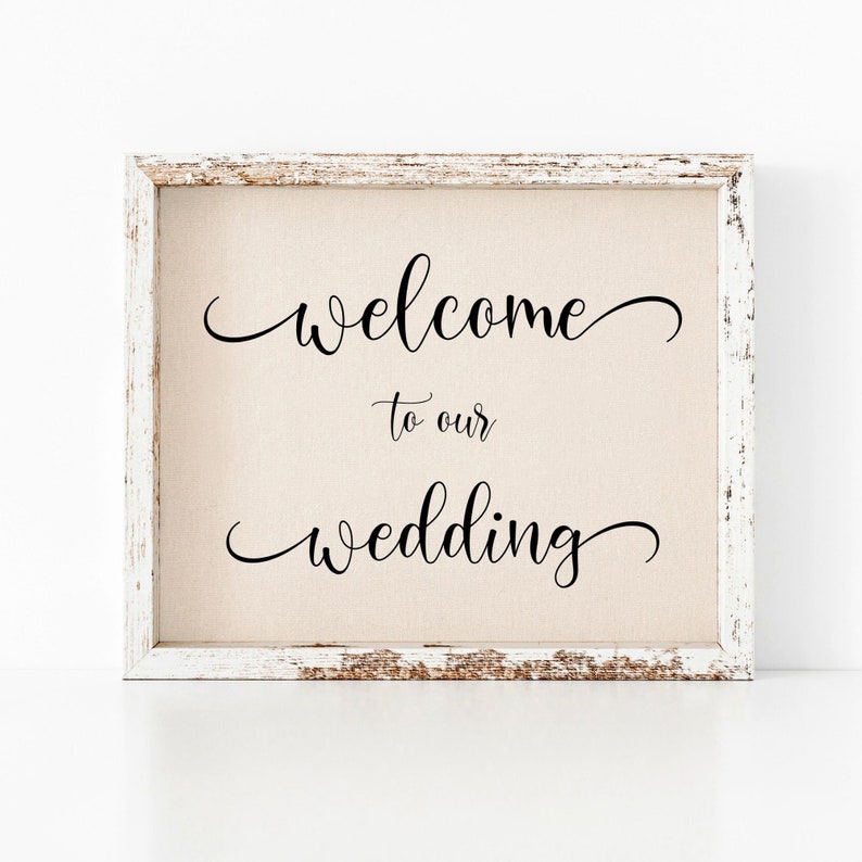 Welcome Wedding Sign Svg Welcome Svg Wedding Svg Wedding - Etsy