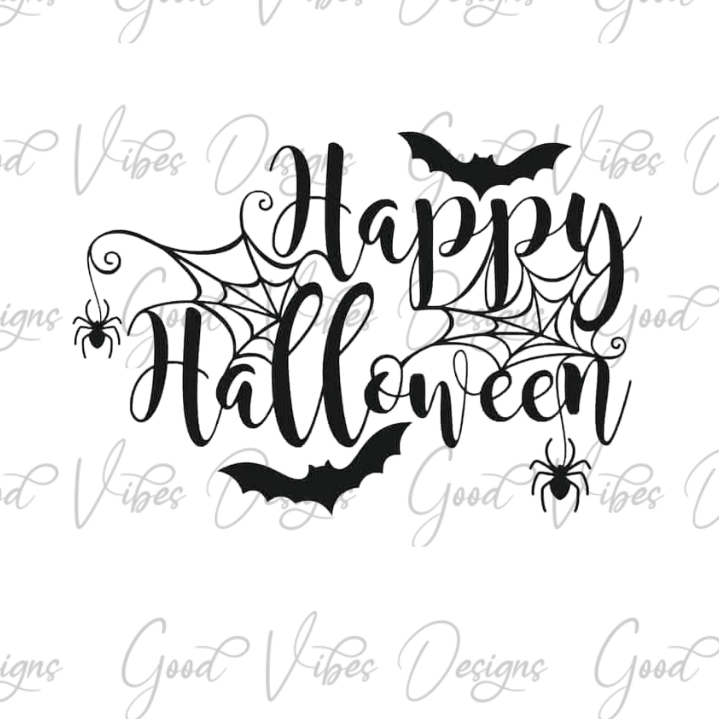 Happy Halloween SVG & PNG Download Halloween Svg Happy - Etsy