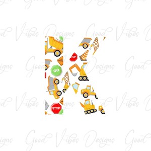 Construction Themed Alphabet, Construction Doodle, Construction Trucks ...