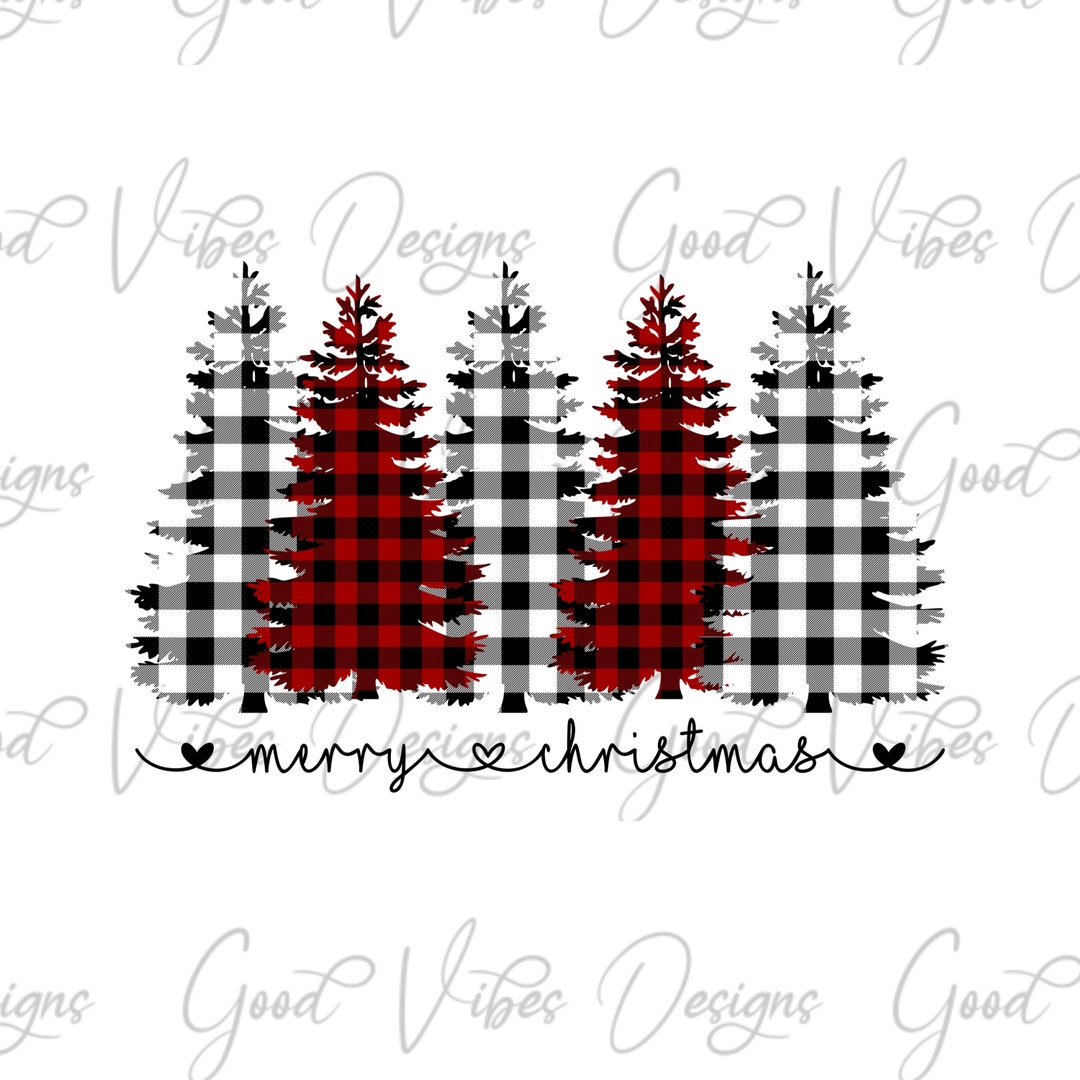 Merry Christmas Buffalo Plaid Sublimation, Red Christmas Png, Red Plaid ...