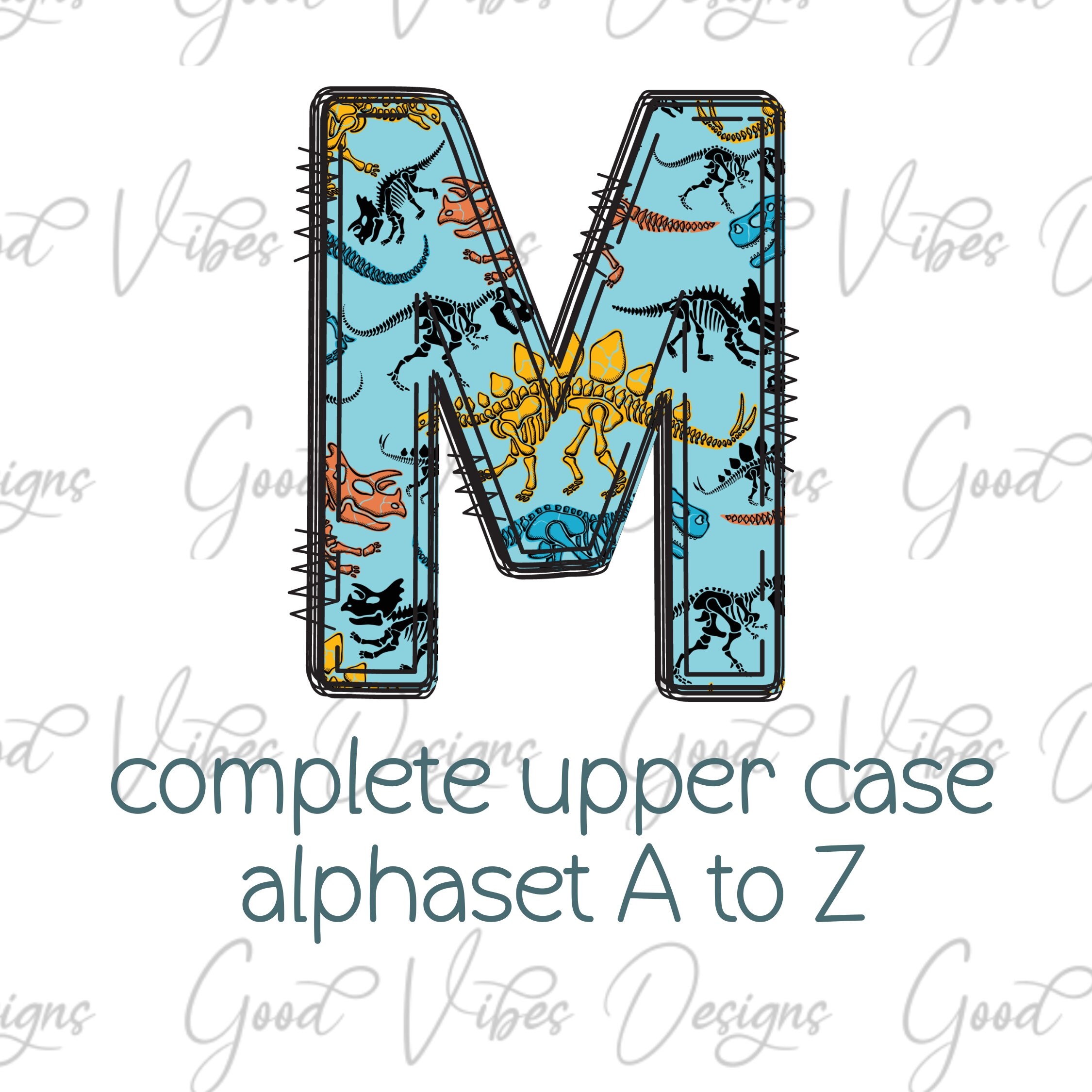Dinosaur Themed Alphabet - Themed Alphabet, Dinosaurs, Dinosaur ...