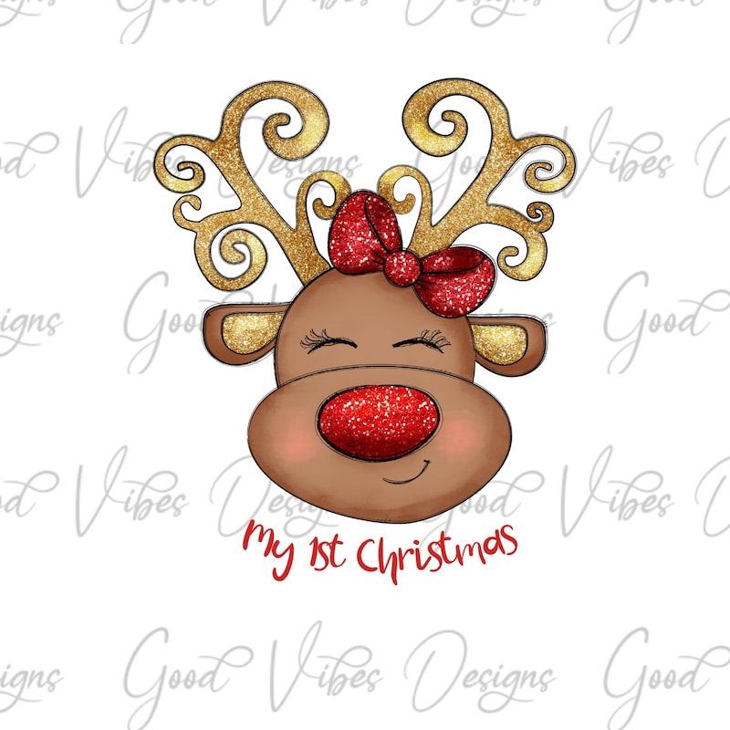 Girls First Christmas Svg - Etsy