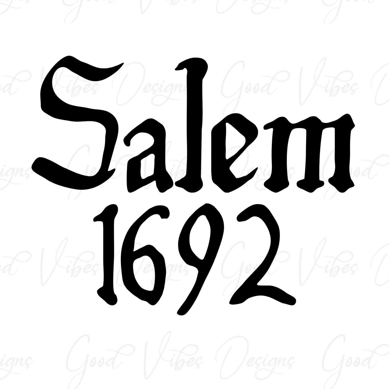 Salem 1692 SVG & PNG Download Witch Digital Cut File Fall - Etsy