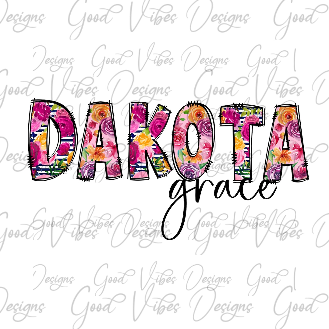 Custom Name PNG, Girl Sublimation Digital Download, Pink Shabby Chic ...