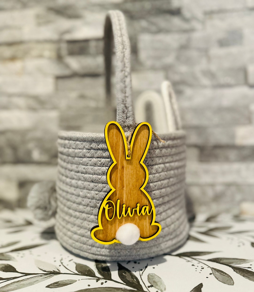 Personalized Easter Name Tags Custom Easter Tags Spring Name Tags ...
