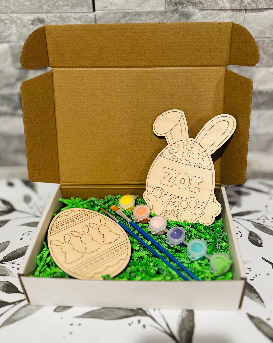 Personalized DIY Easter Paint Kit, Easter Craft Kit, Easter Gift for ...