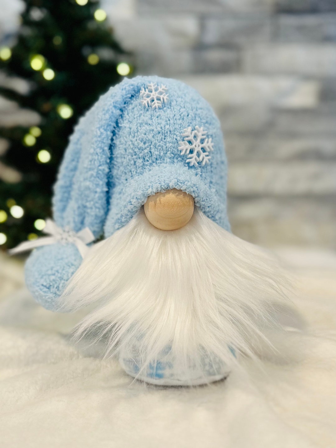Snowflake Gnome • Winter Gnome • Christmas Gnome • Holiday Gnome ...