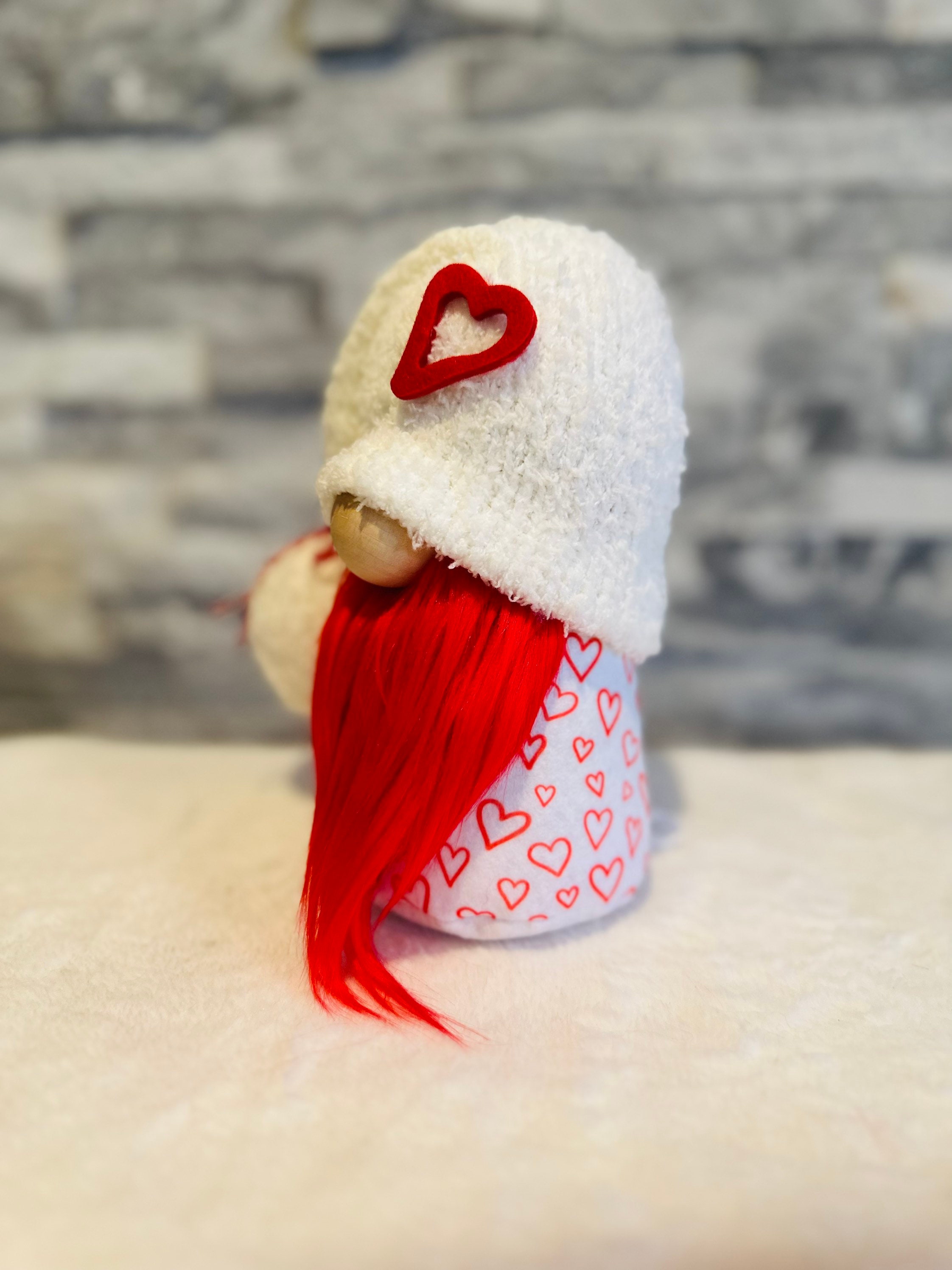 Valentine’s Day Gnome • Heart Gnome • Love Gnome • Gift Idea • Tiered ...