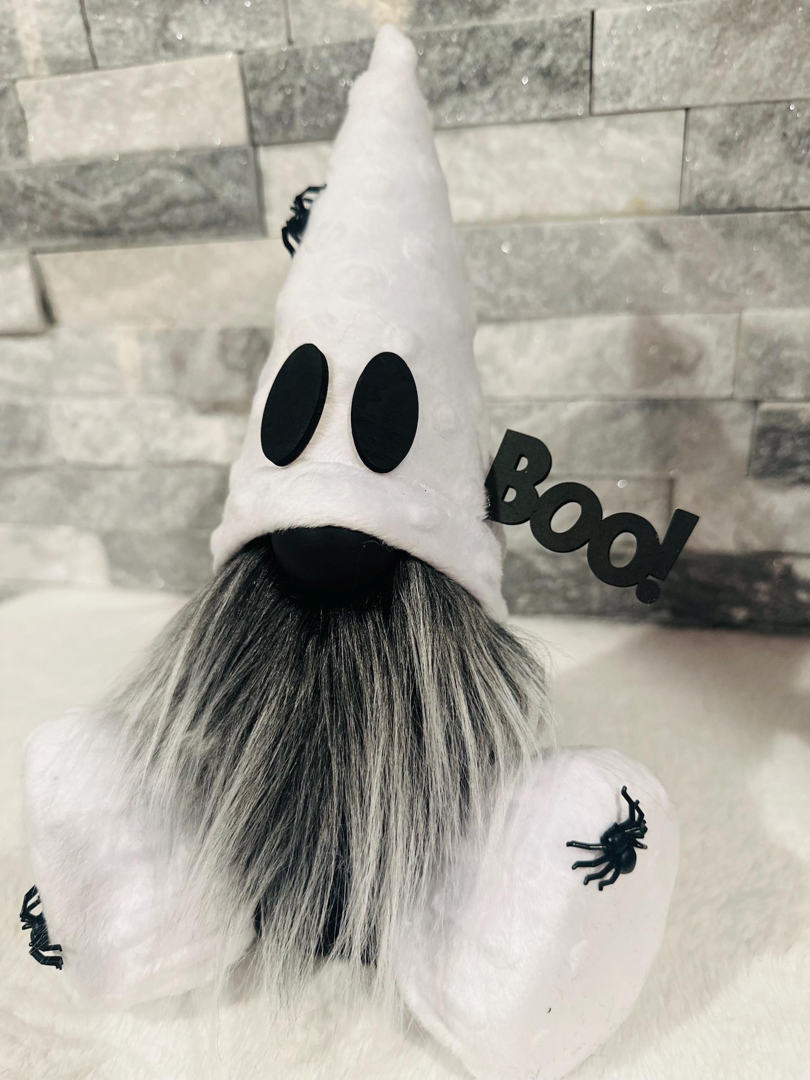Halloween Gnome • Ghost Gnome • Halloween Decor • Halloween Tiered Tray ...