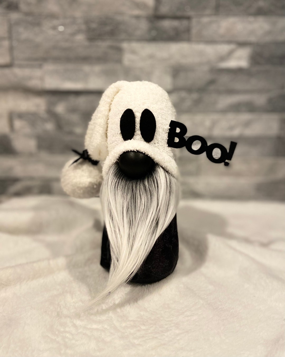 Halloween Gnome • Ghost Gnome • Boo Gnome • Halloween Decor • Tiered ...