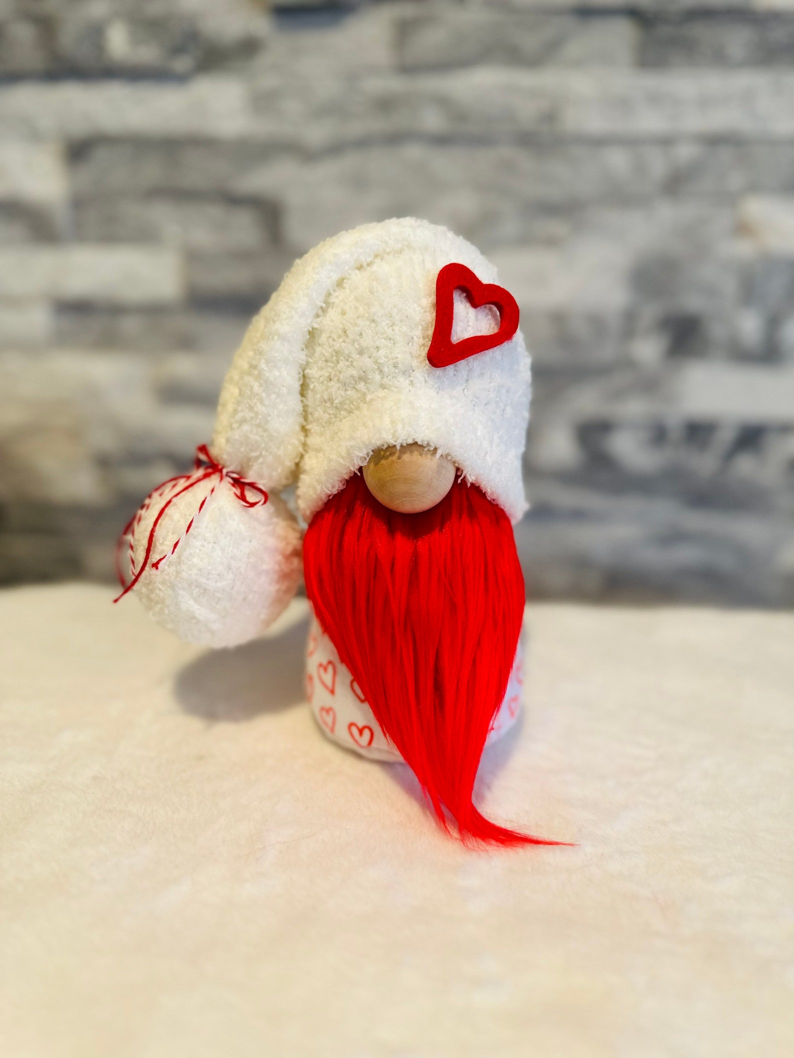 Valentine’s Day Gnome • Heart Gnome • Love Gnome • Gift Idea • Tiered ...