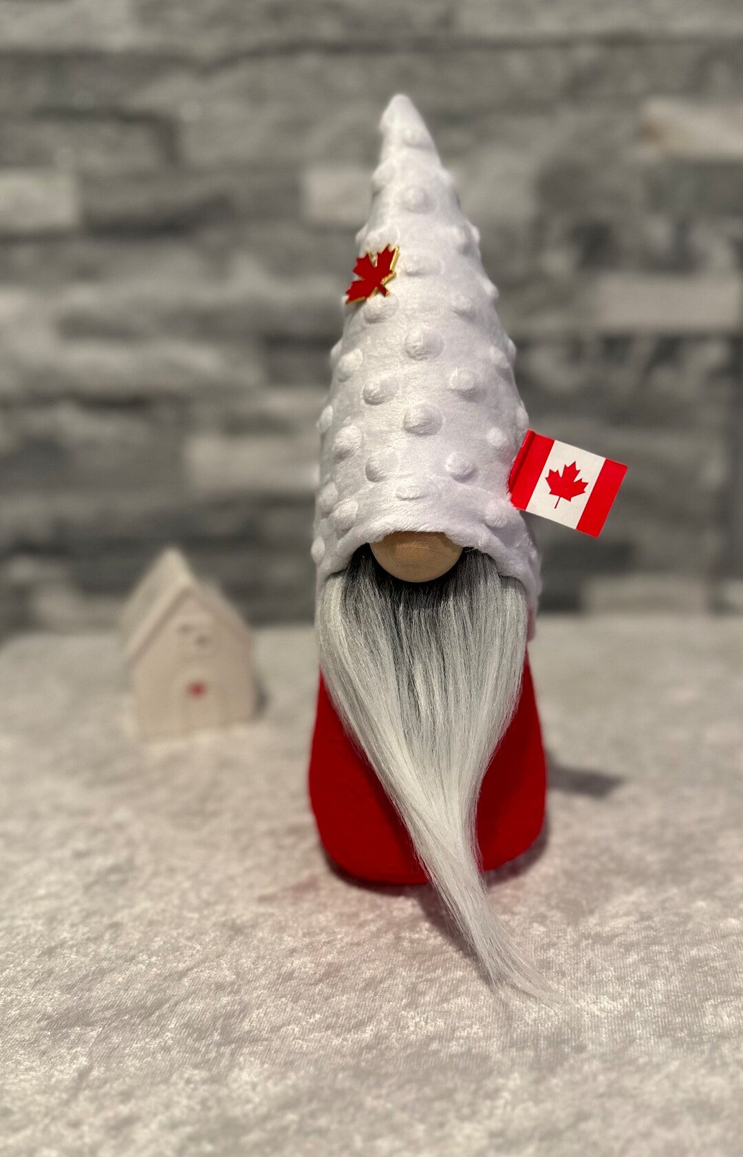 Canadian Gnome • Tiered Tray Decor • Flag Gnome - Etsy