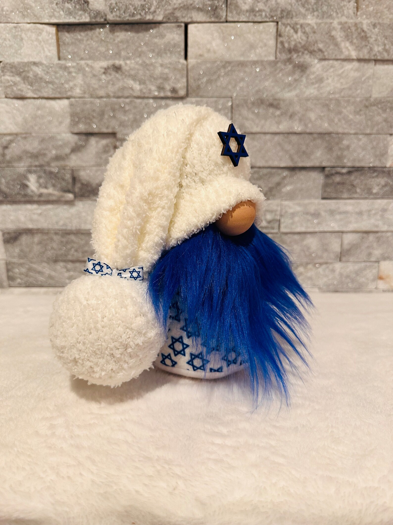 Hanukkah Gnome • Hanukkah Miracle • Tiered Tray Decor •passover • Yom ...