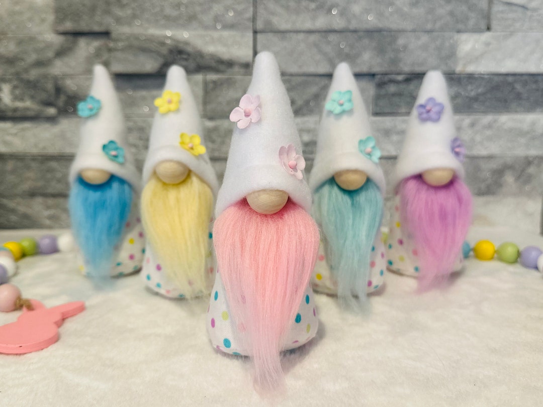 Spring Gnome • Easter Gnome • Flower Gnome • Magnetic Gnome • Mini ...