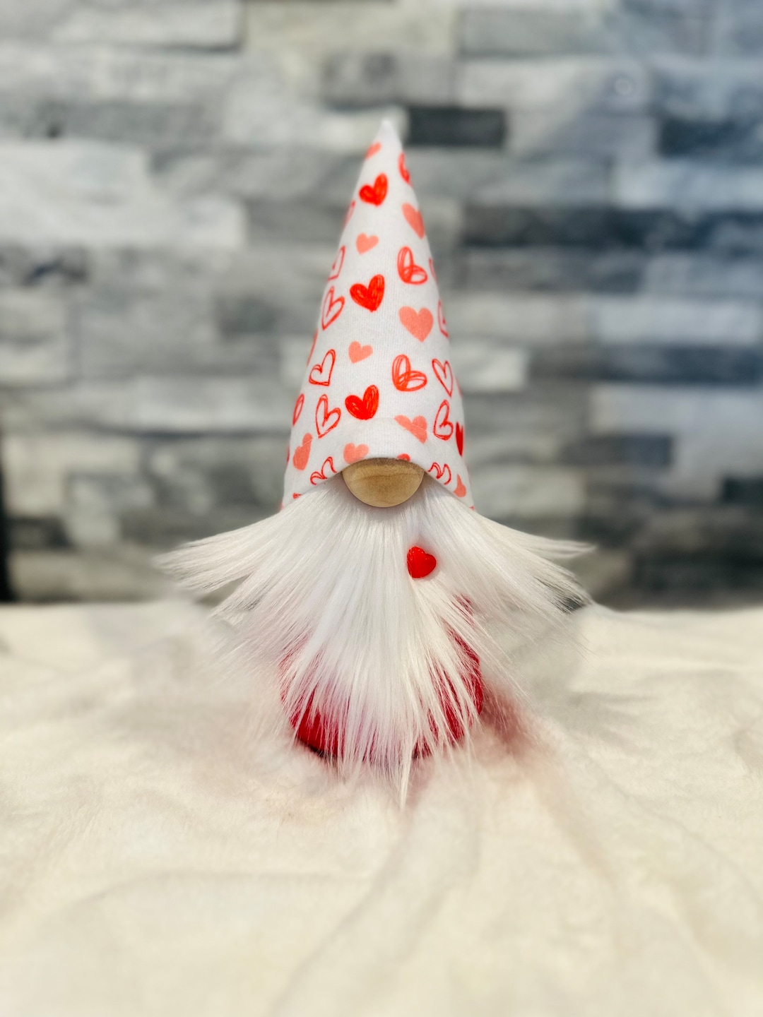 Valentine’s Day Gnome • Love Gnome • Heart Gnome • Tiered Tray Decor ...