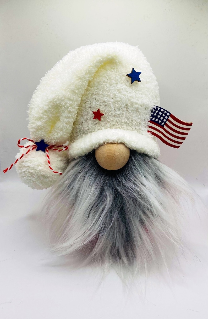Patriotic Gnome 4th of July Gnome Flag Gnome - Etsy