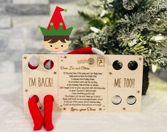 Personalised Elf Postcard I’m Back - Etsy UK