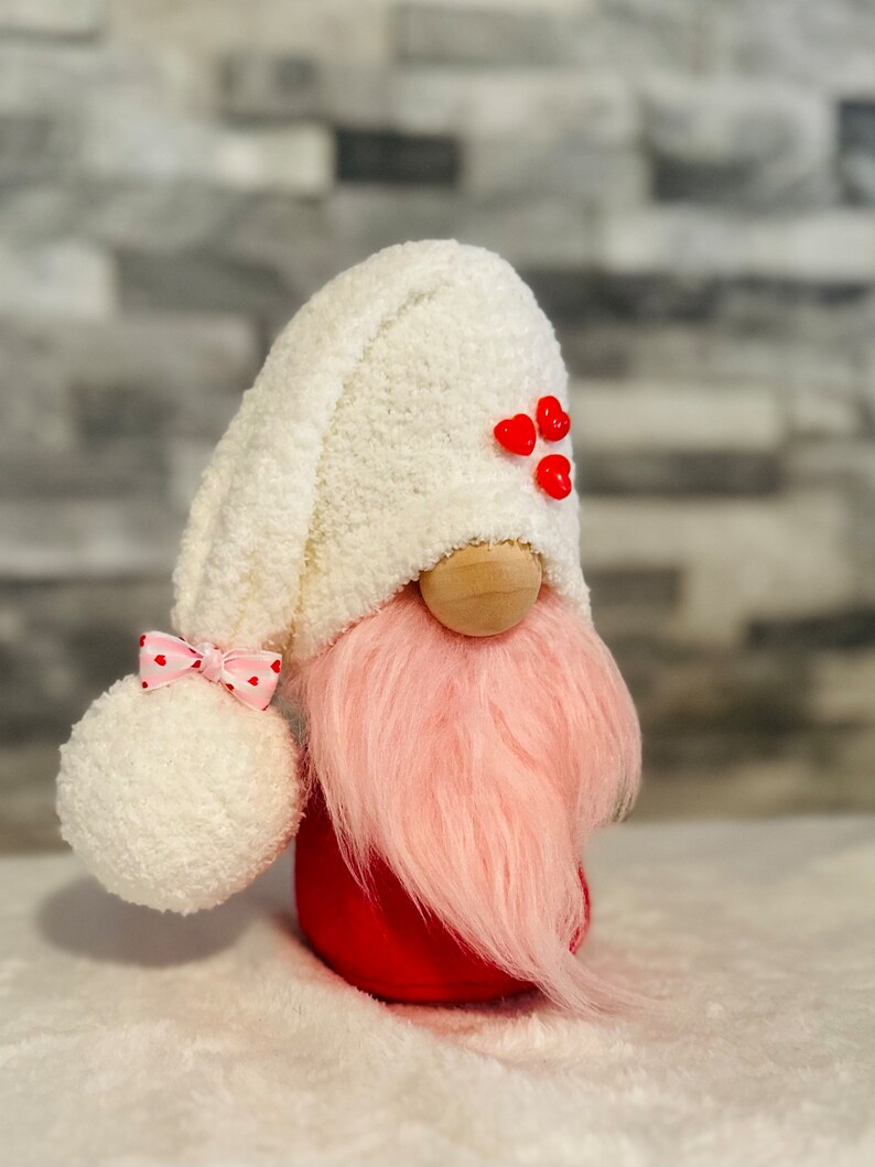 Valentine’s Day Gnome • Love Gnome • Heart Gnome • Gift Idea for Her ...