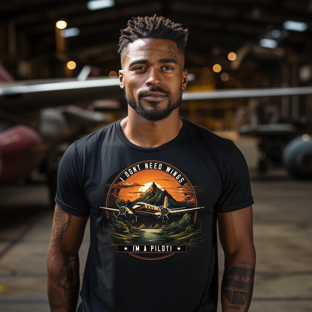 Vintage Retro Airplane T-shirt for Pilots – Stand Out, Soar High ...