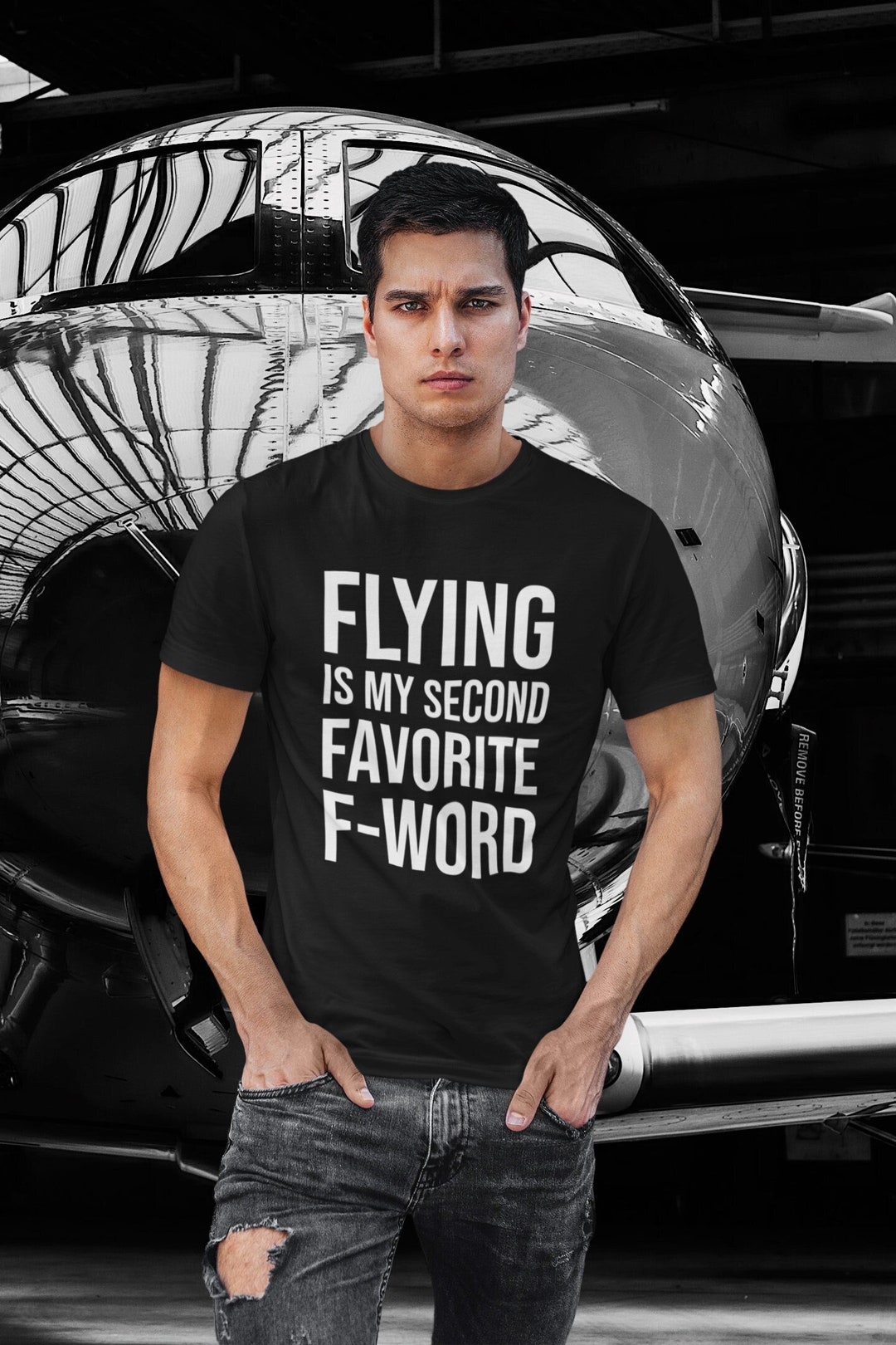 Pilot Shirt With Funny Saying "flying is My Second Favorite F-word ...