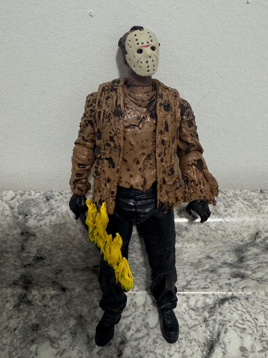 Jason Voorhees 8-inch Action Figure With Flaming Machete Horror ...
