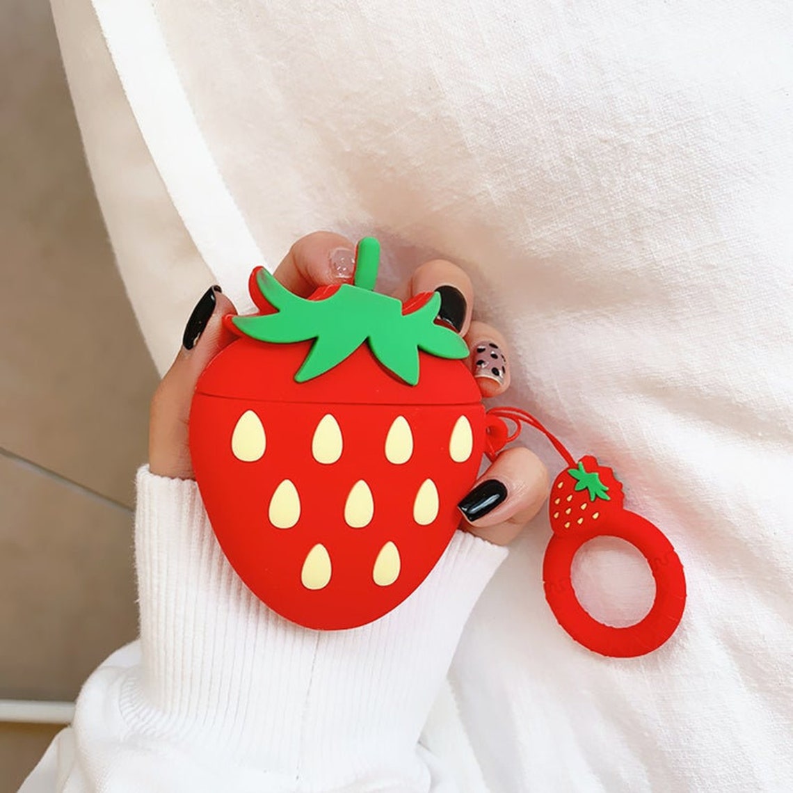 Strawberry Fruit AirPod Case 1-2 - Etsy Israel