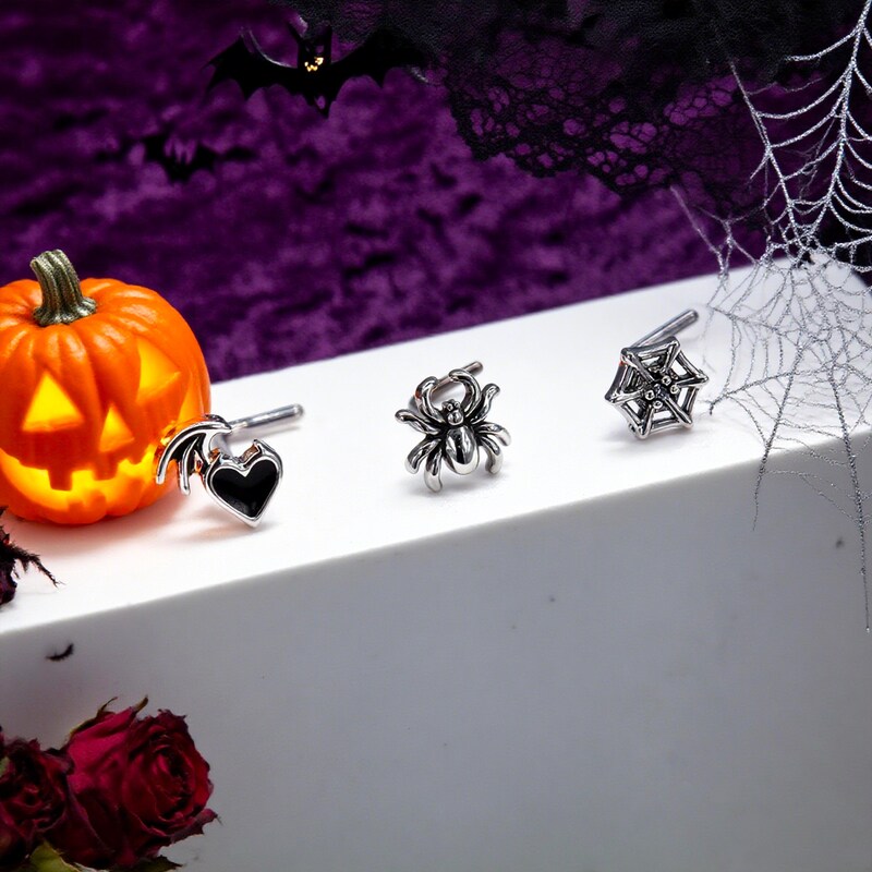 Spider Stud Nose Ring - Etsy