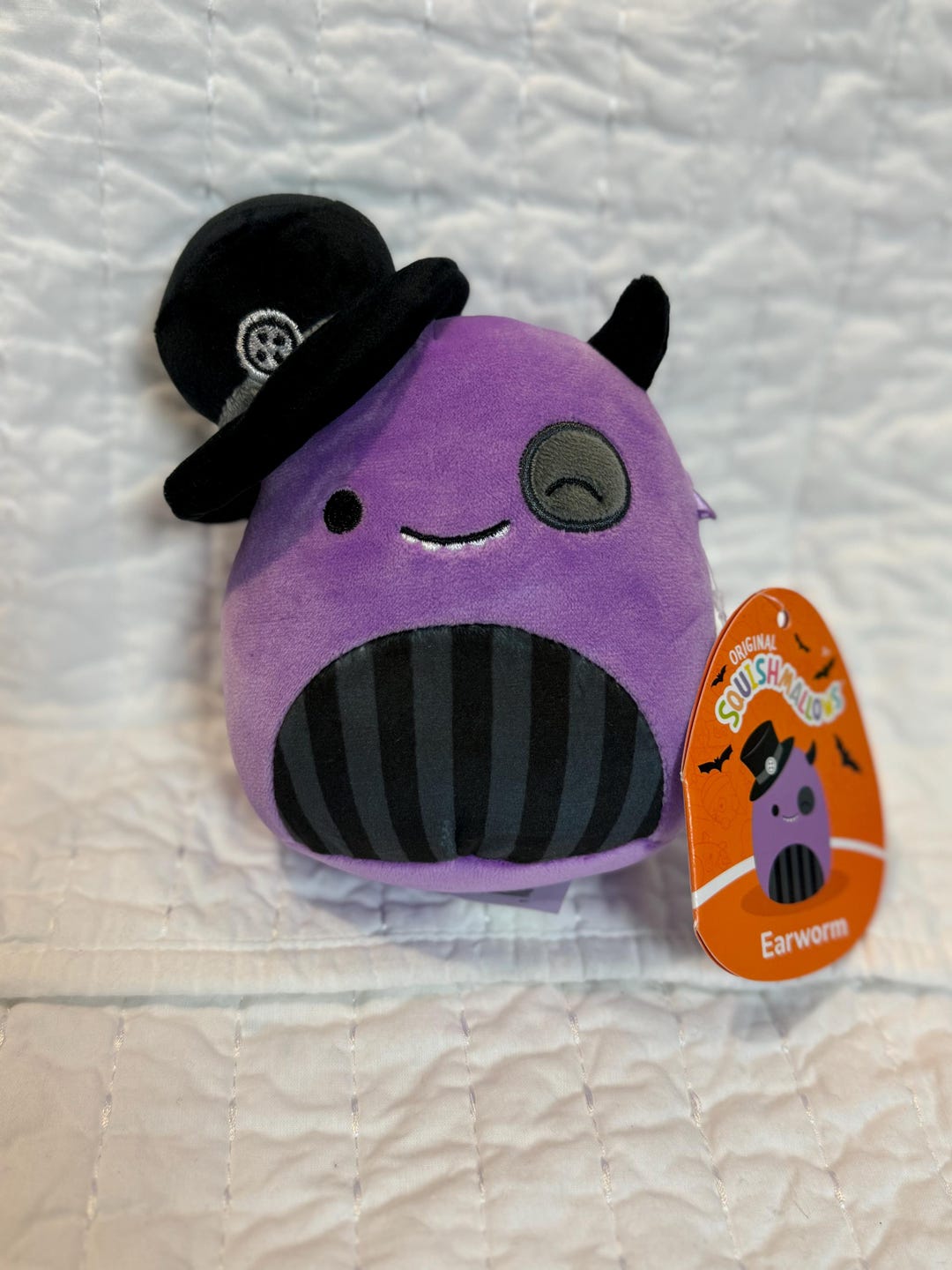 Personalized Earworm the Purple Monster 4.5" Squishmallow - Etsy