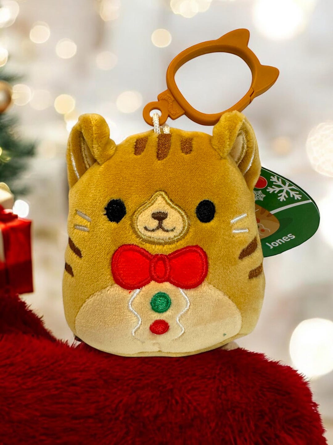 Personalized 4" Jones the Gingerbread Cat Christmas/ Holiday ...