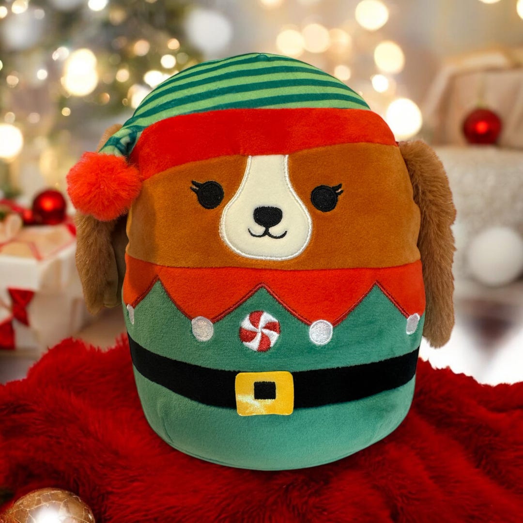 Personalized 8" Darcy the Christmas/ Holiday Dog Squishmallow - Etsy