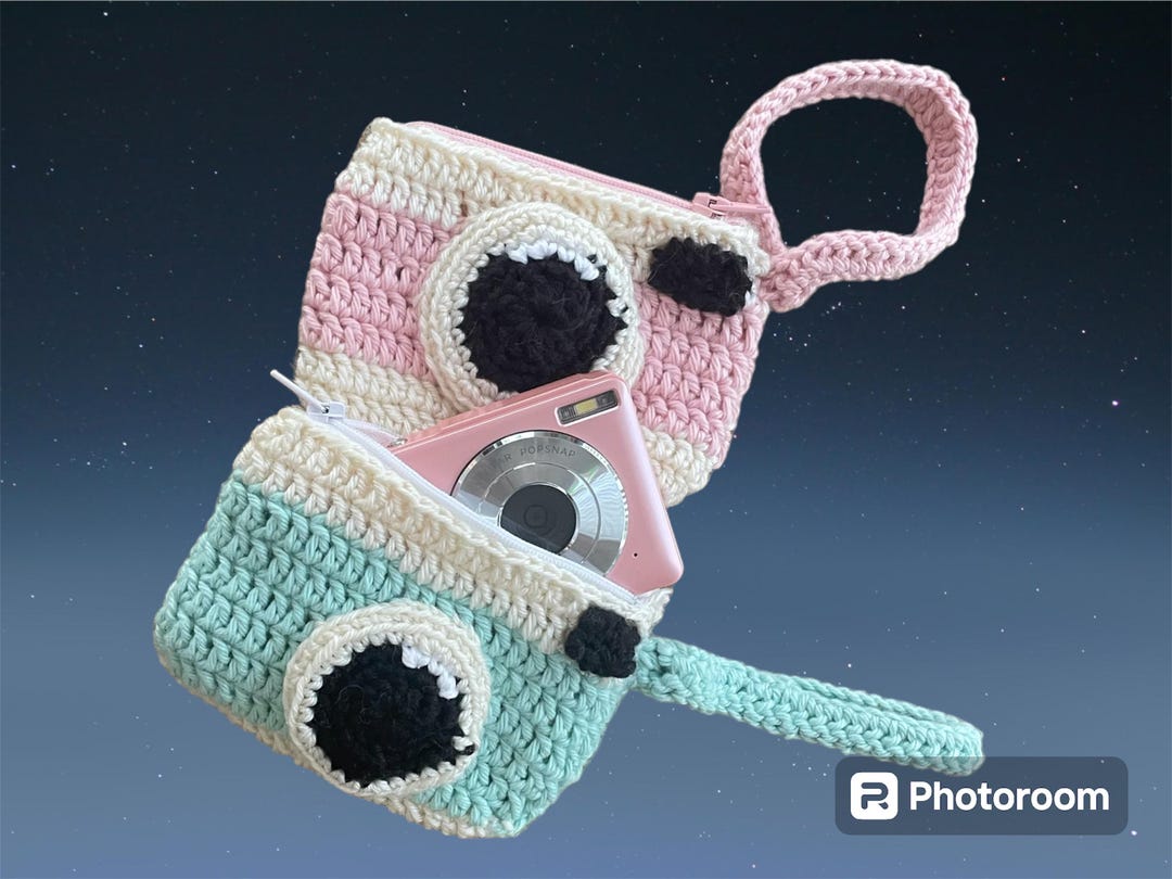 Handmade Crochet Camera Bag for Trendy Vintage Digital Camera - Etsy