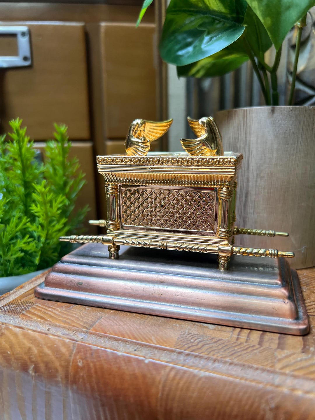 Vintage Metal Ark of the Covenant Souvenir Figurine Box. - Etsy