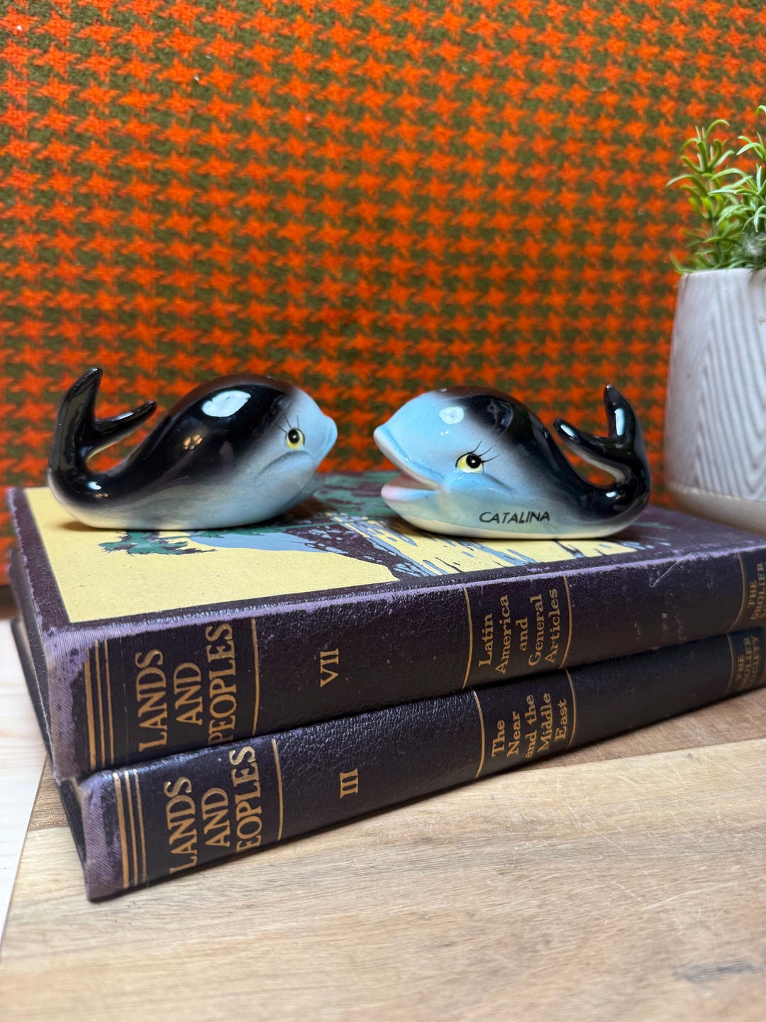 Vintage Catalina Souvenir Whale Salt and Pepper Shakers. - Etsy