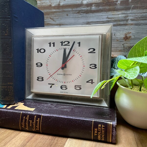 Plug in Wall Clock - Etsy