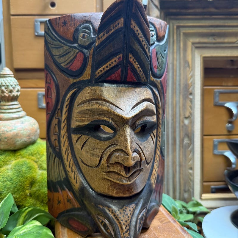 Mayan Mask - Etsy