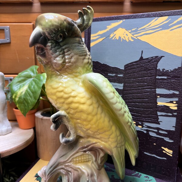 Ceramic Parrot Vintage - Etsy