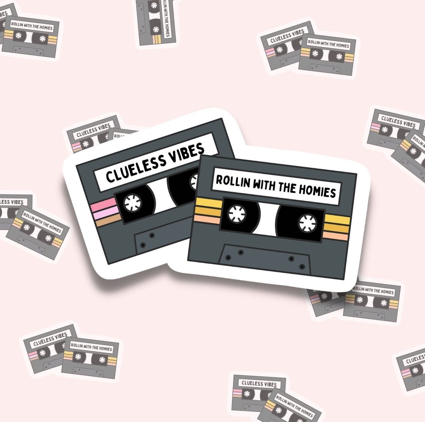 Clueless Individual or 9 Piece Sticker Set Cher Horowitz - Etsy Canada
