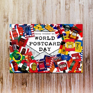 World Postcard Day - Etsy