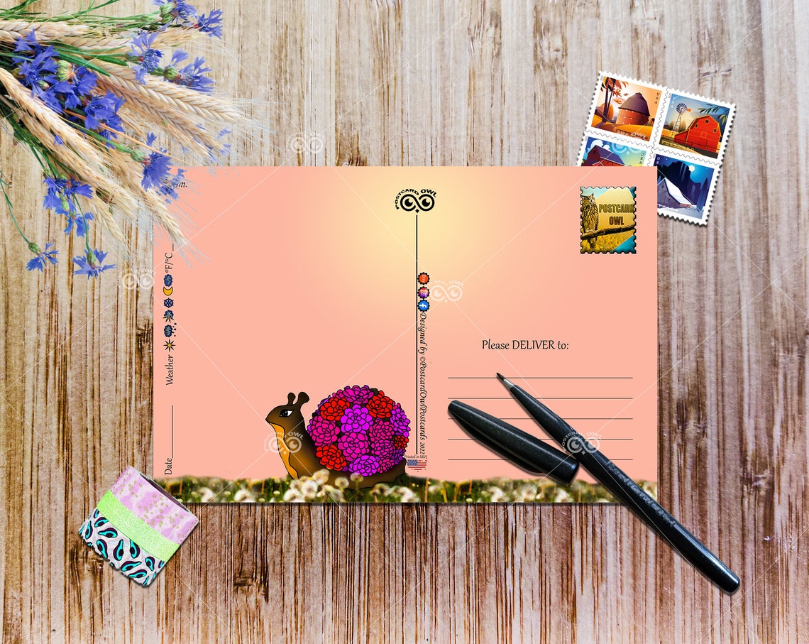 Fall Themed Postcards - Etsy