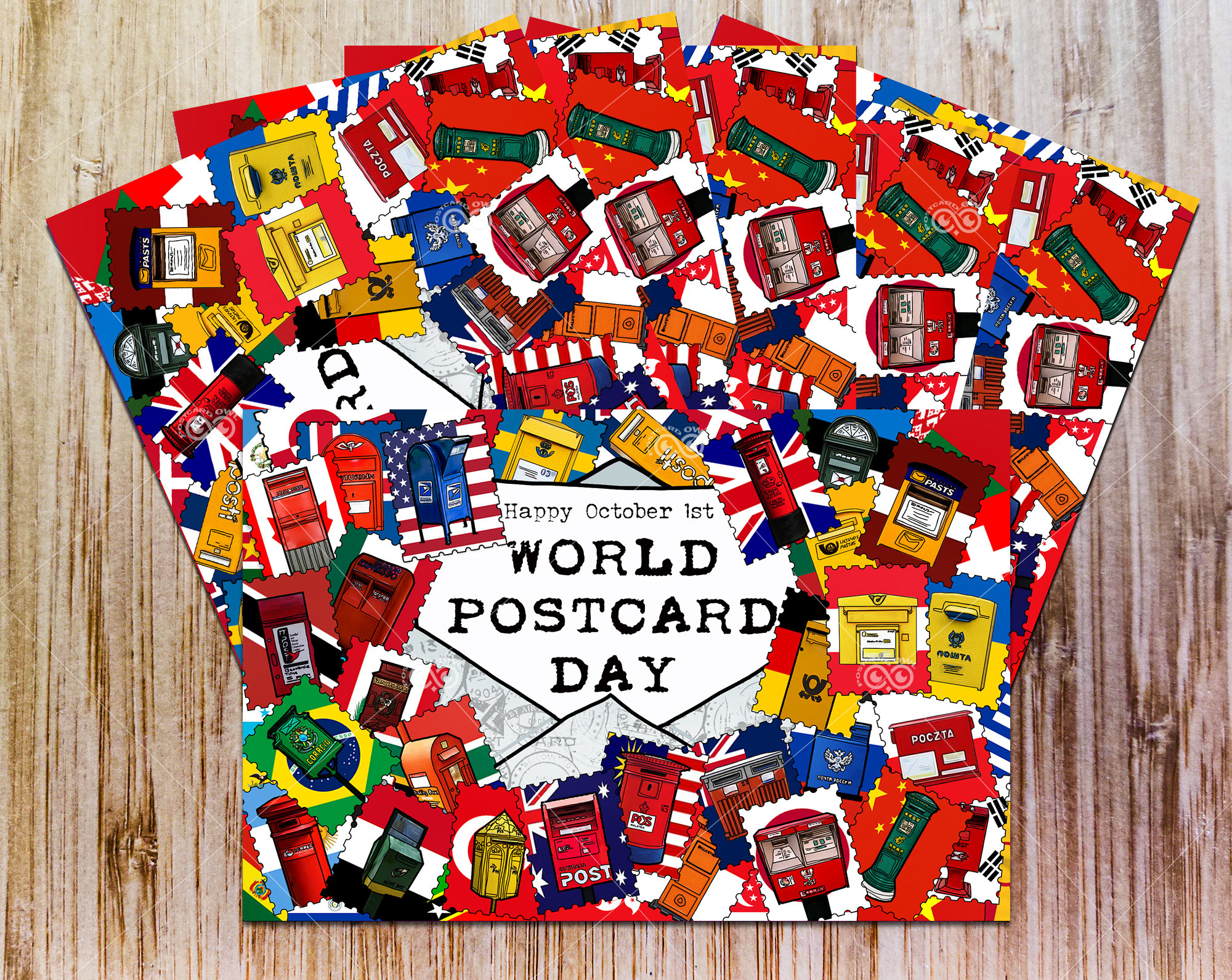 World Postcard Day - Etsy