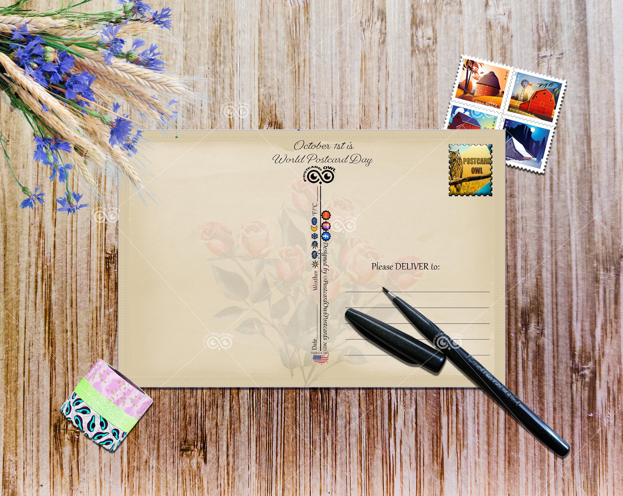 World Postcard Day - Etsy